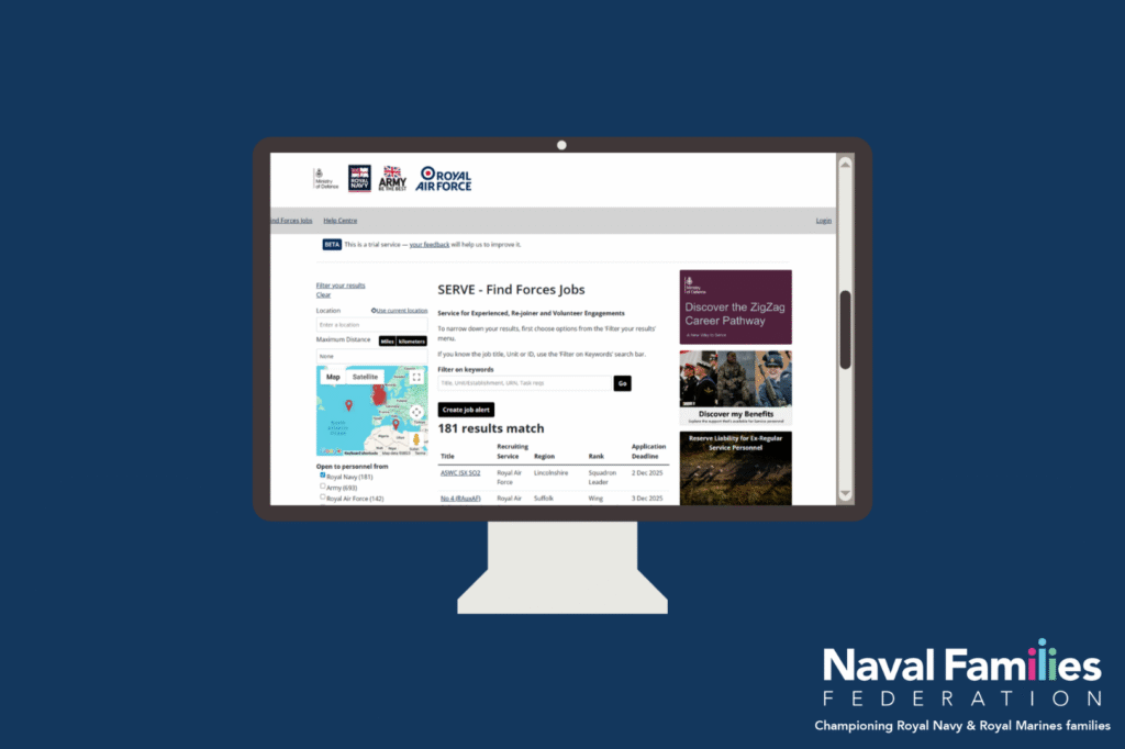 SERVE: Find Forces Jobs - Naval Families Federation